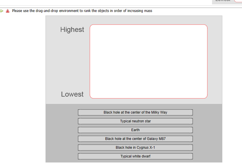 Solved A. Please use the drag-and-drop environment to rank | Chegg.com