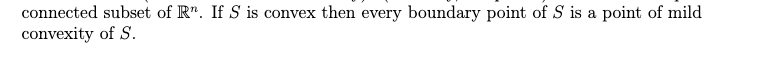 Solved connected subset of Rn. If S is convex then every | Chegg.com
