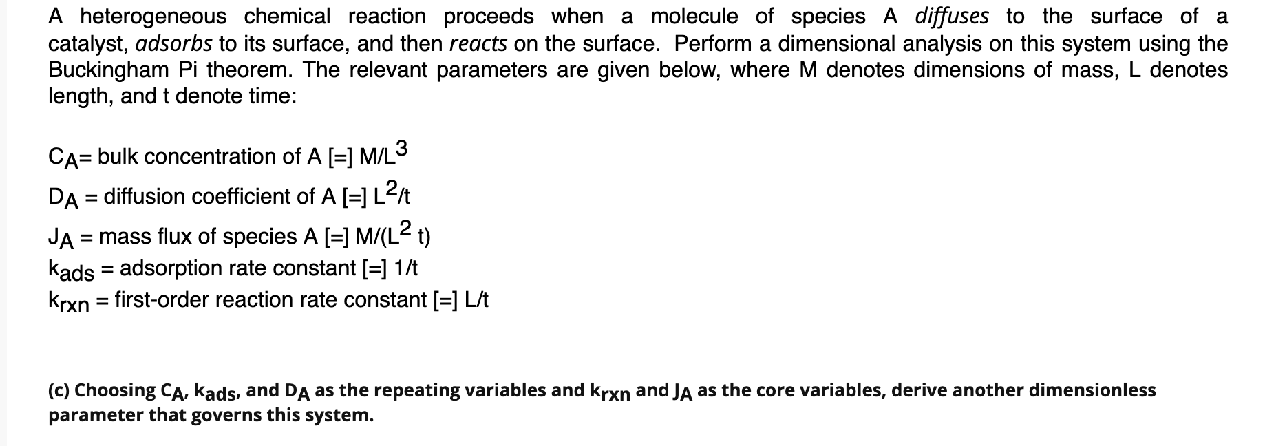 Solved A heterogeneous chemical reaction proceeds when a | Chegg.com