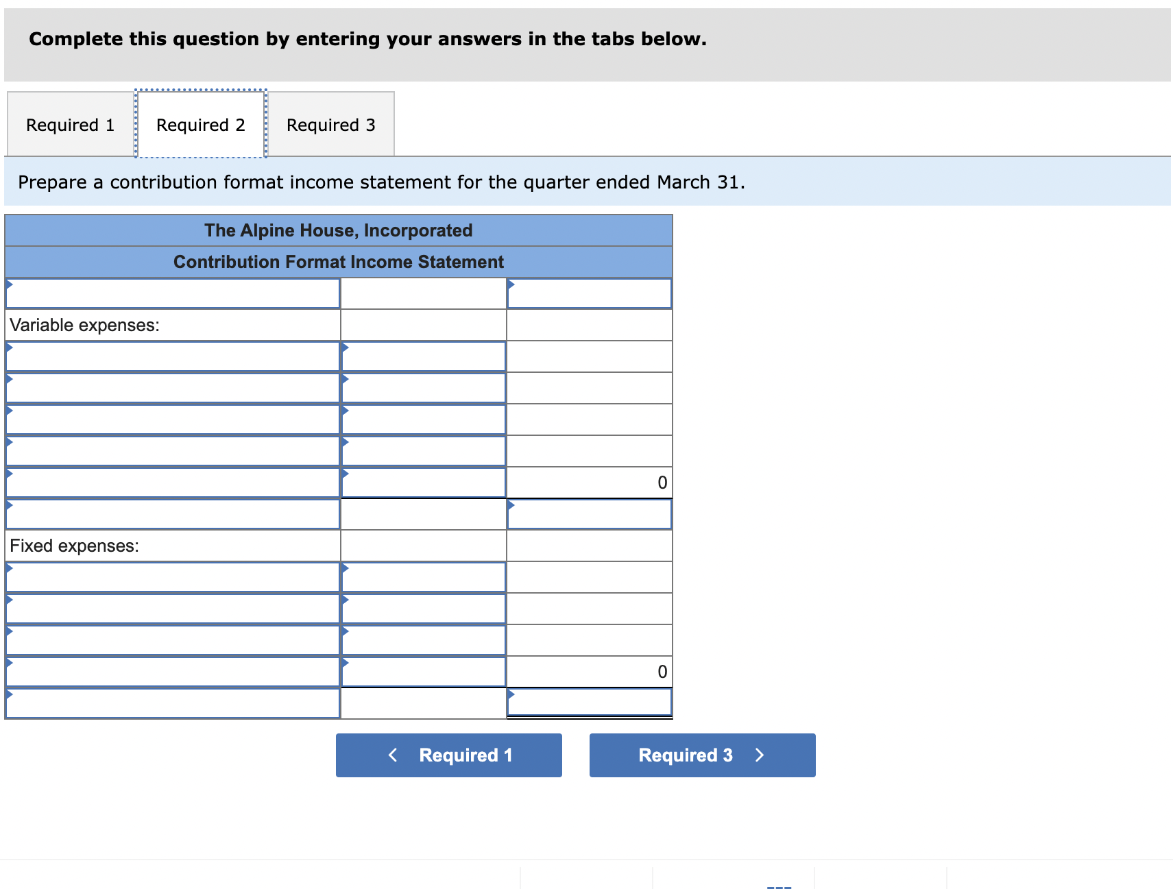 Solved Exercise 1-15 (Algo) Traditional and Contribution | Chegg.com