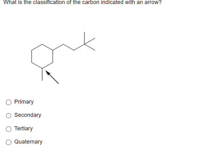 Solved What is the classification of the carbon indicated | Chegg.com
