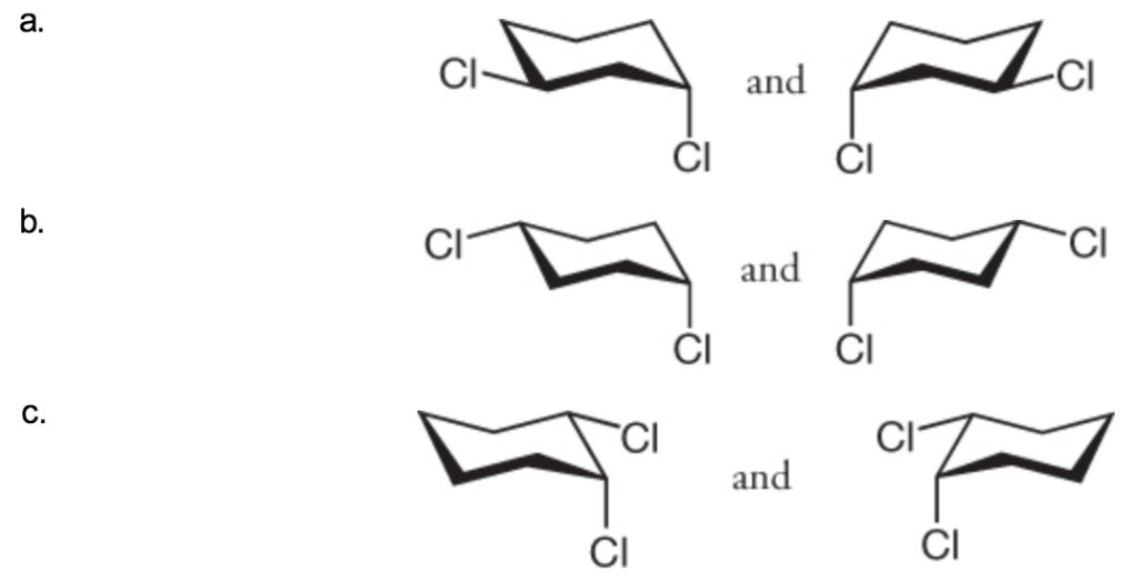 Solved A. Consider the following pairs of structures. | Chegg.com