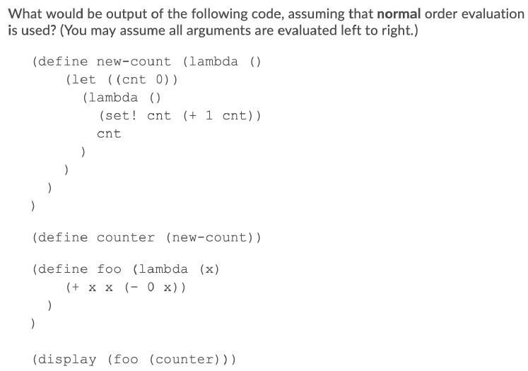 Solved The answer is which one? 0, 1, 2 or -1? which one | Chegg.com