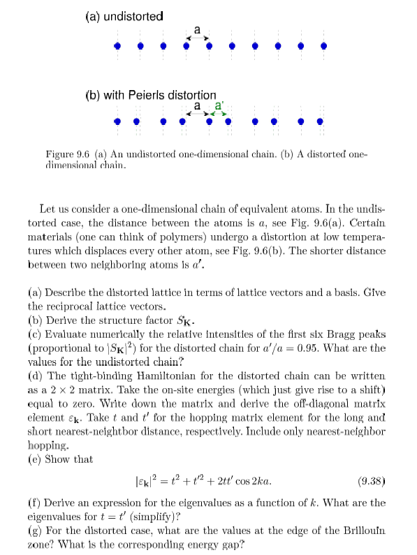 Solved (a) undistorted Figure 9.6 (a) An undistorted | Chegg.com