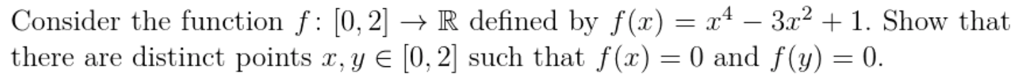 Solved Consider the function f:[0,2]→R defined by | Chegg.com