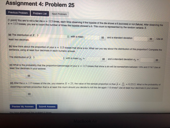 Solved Assignment 4: Problem 25 Previous Problem Problem | Chegg.com