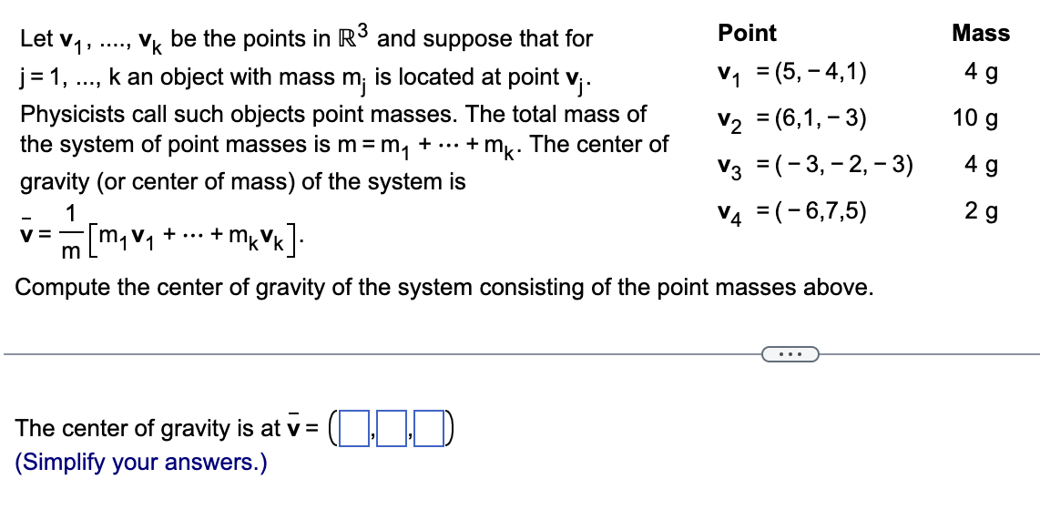 Solved Let v1,…,vk be the points in R3 and suppose that for | Chegg.com
