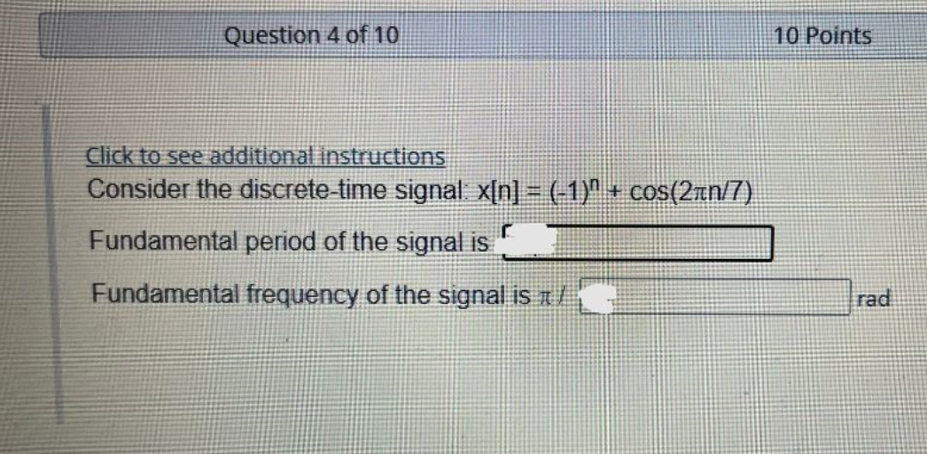 Solved Question 4 of 10Click to ﻿see additional | Chegg.com