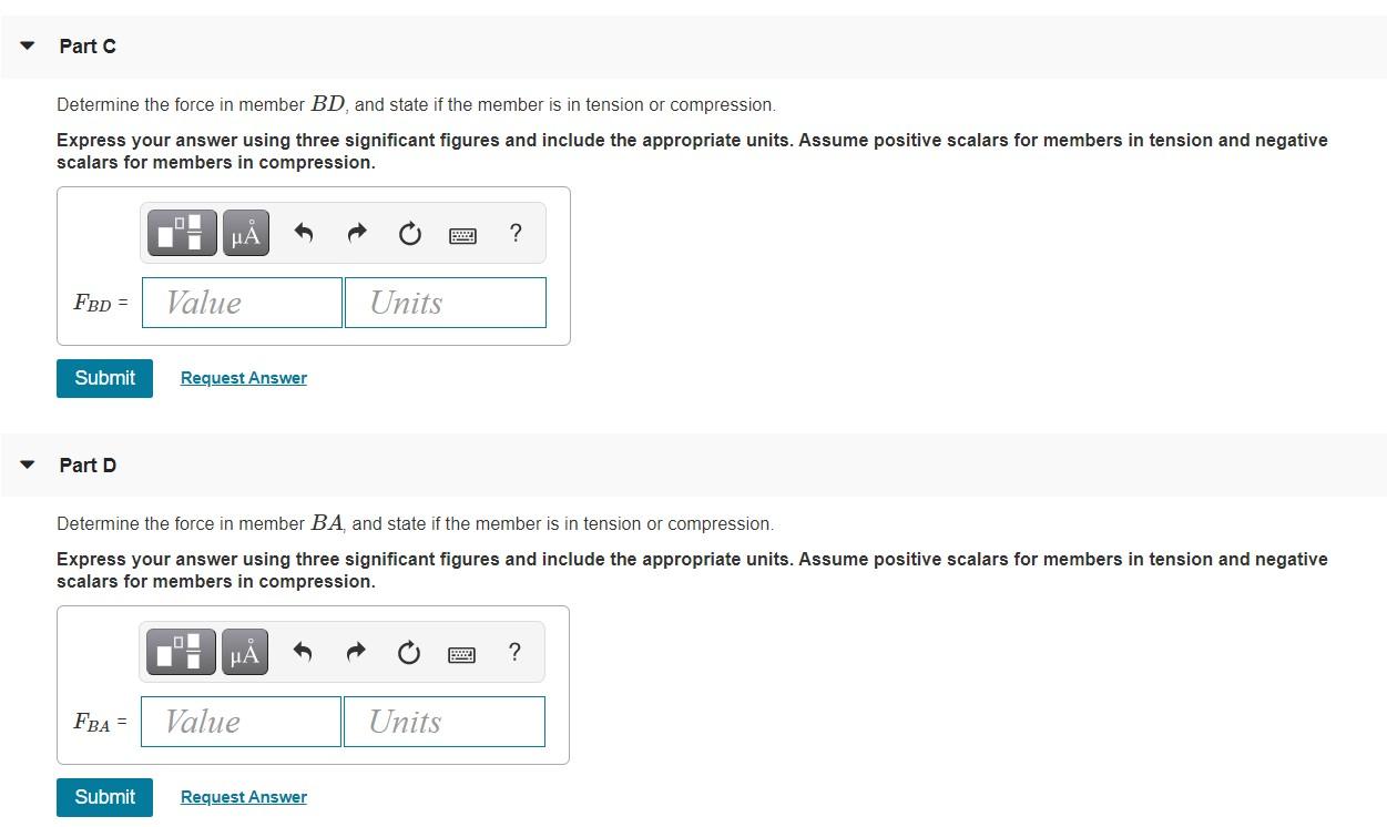 Solved A Review The crate has a weight of 116 lb (Figure 1) | Chegg.com