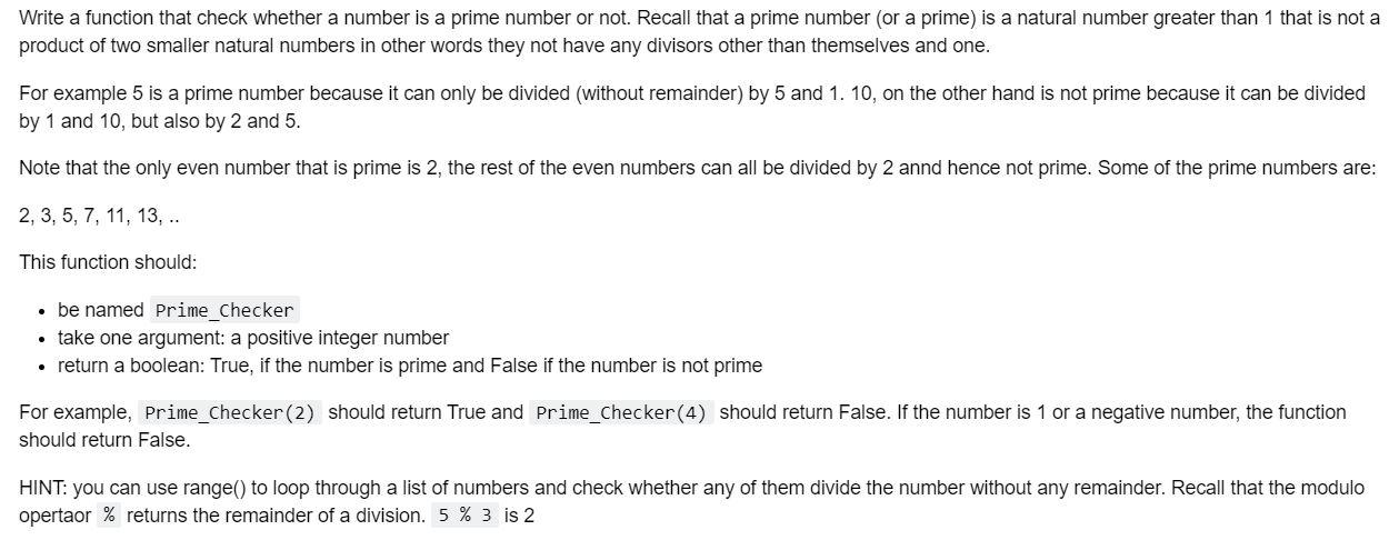 Solved Write a function that check whether a number is a | Chegg.com
