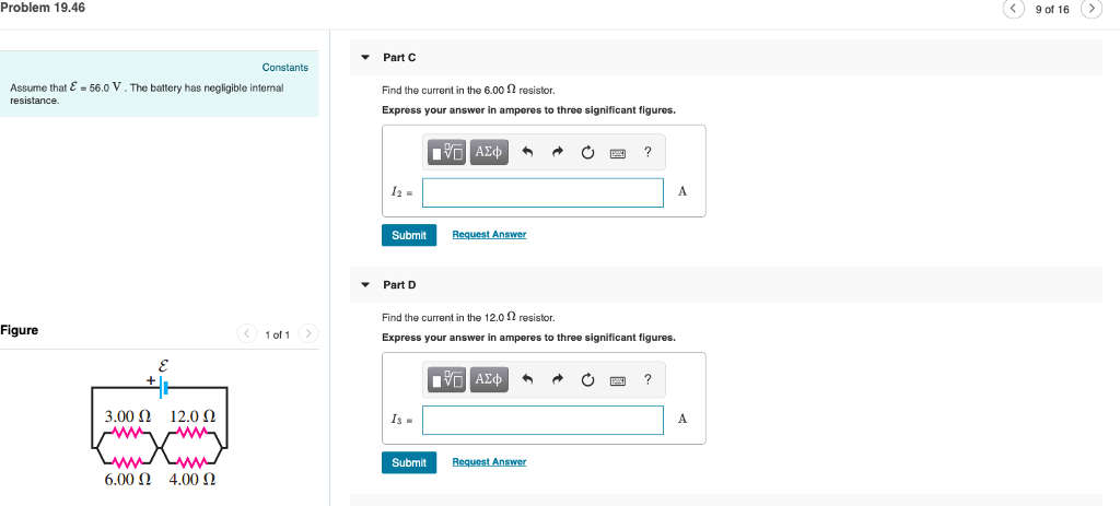Solved Problem 19.46 ( Part A Assume that 56.0 V. | Chegg.com