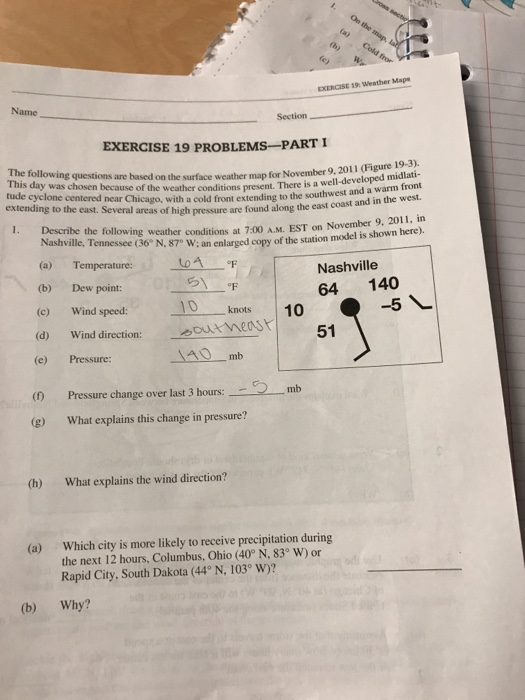 Solved ExERCISE 19 PROBLEMs-PART re 19-3) The following | Chegg.com