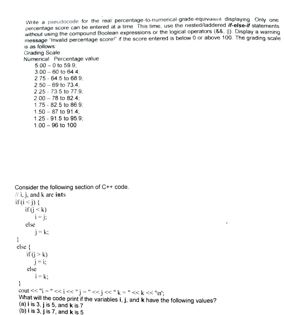 Solved Write a pseudocode for the real | Chegg.com