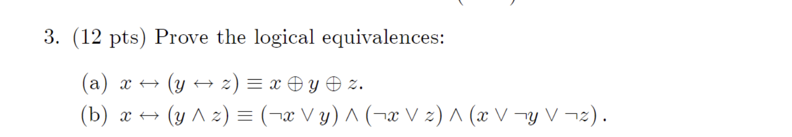 Solved Solve this image(12 ﻿pts) ﻿Prove the logical | Chegg.com
