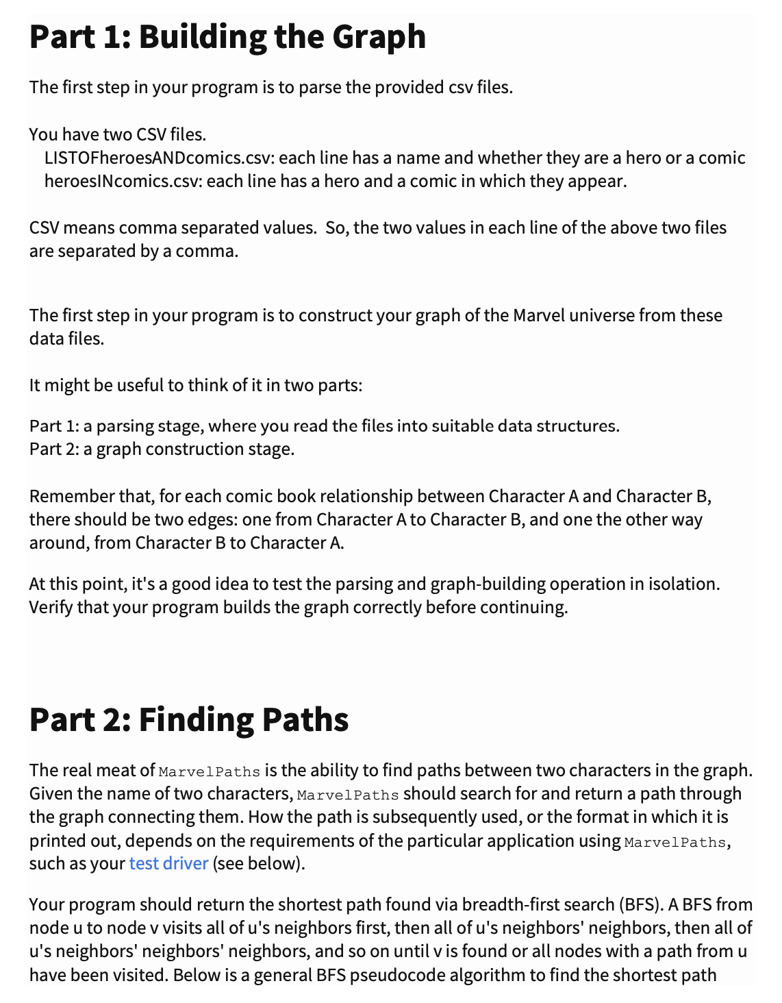 Solved The first step in your program is to parse the | Chegg.com