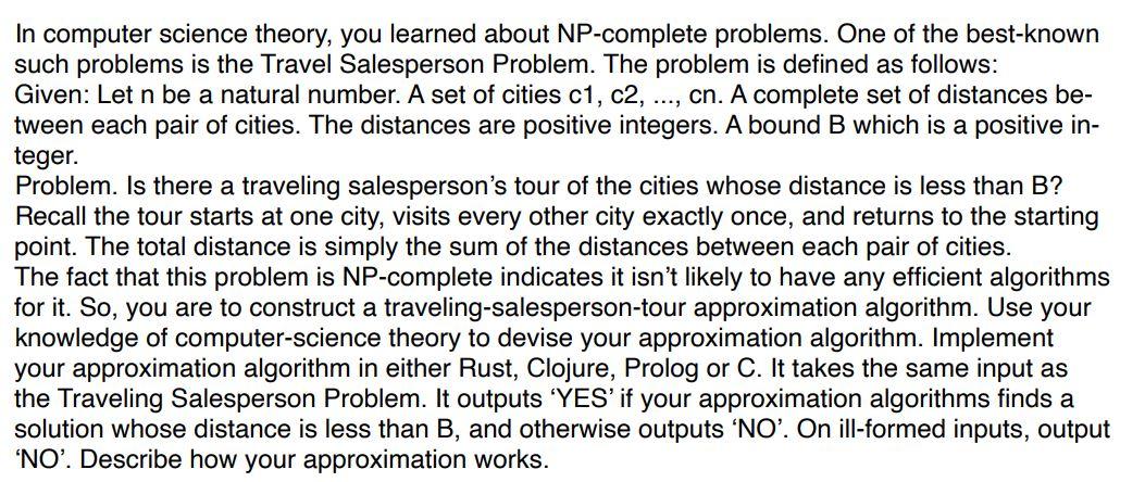 Solved In computer science theory, you learned about | Chegg.com