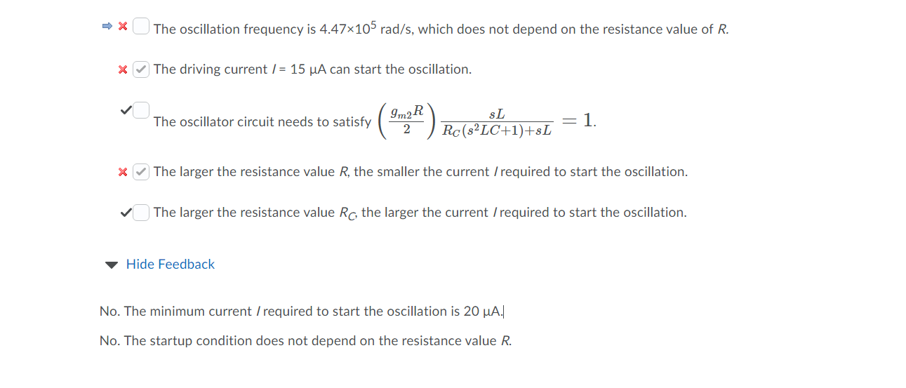Solved The LC oscillator shown below is based on connecting | Chegg.com