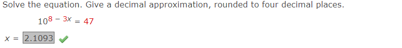 Solved Solve the equation. Give a decimal approximation, | Chegg.com