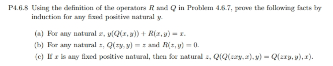P4.6.8 Using the definition of the operators R and Q | Chegg.com