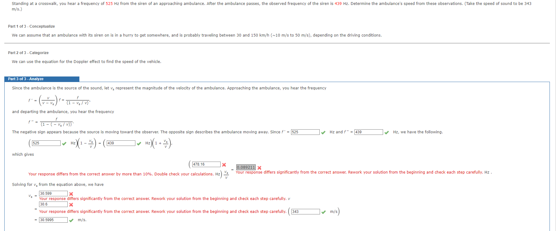 Solved Tutorial Exercise A sinusoidal wave on a string is | Chegg.com