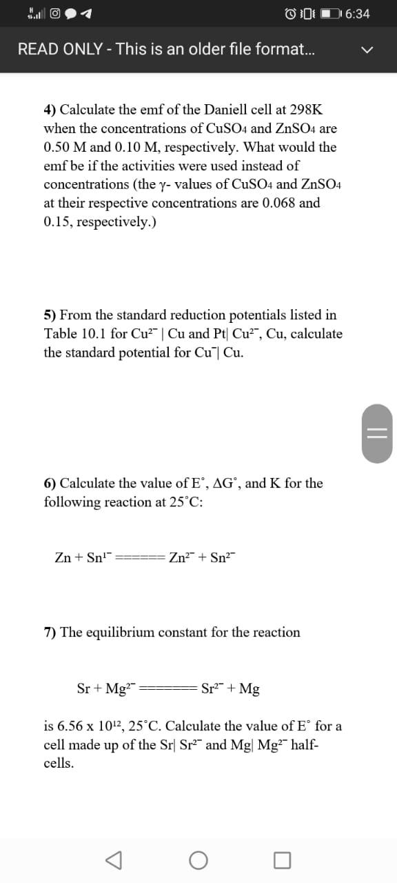 Solved Ⓒ READ ONLY - This is an older file format... 4) | Chegg.com
