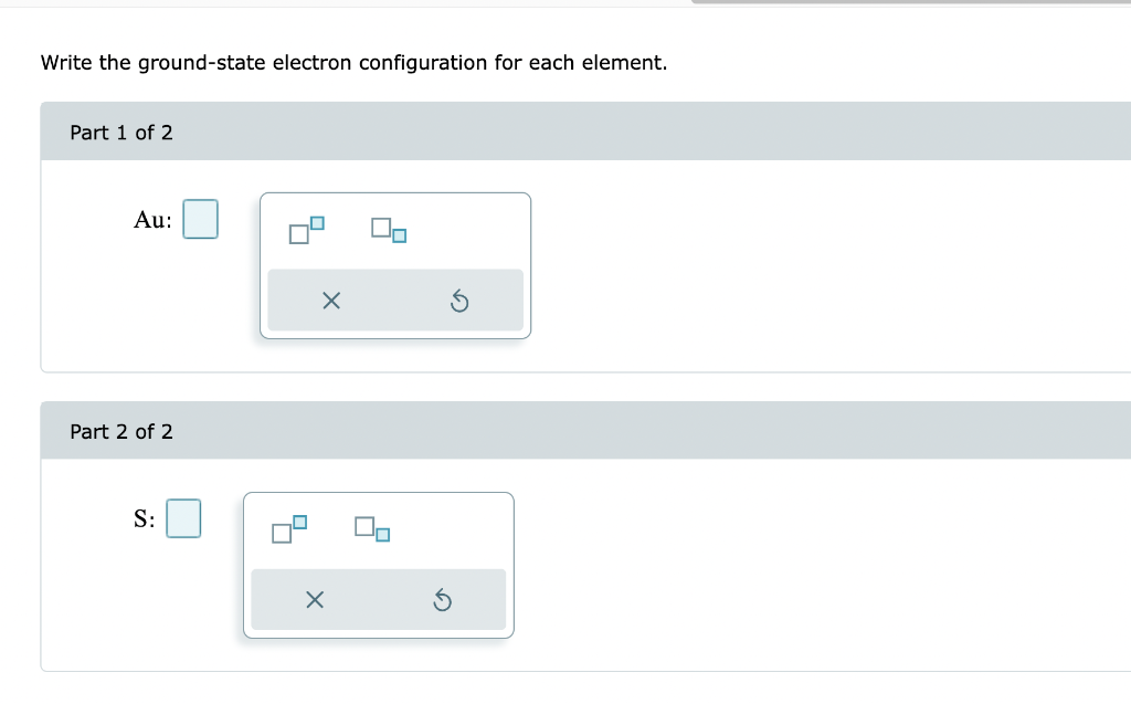 Solved Write the ground-state electron configuration for | Chegg.com