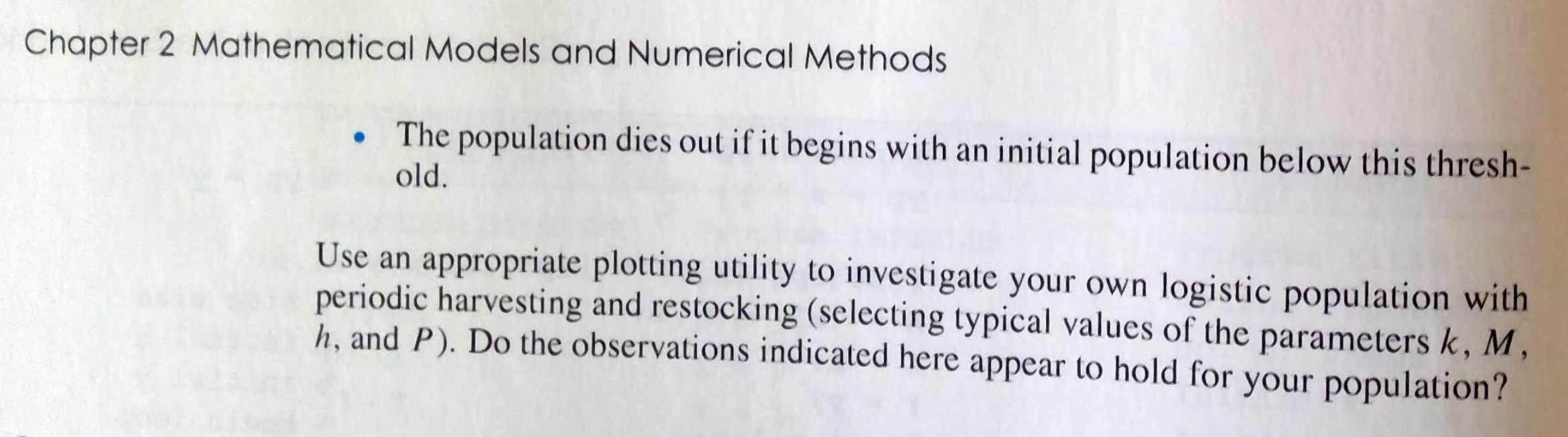 Chapter 2 Mathematical Models and Numerical Methods | Chegg.com
