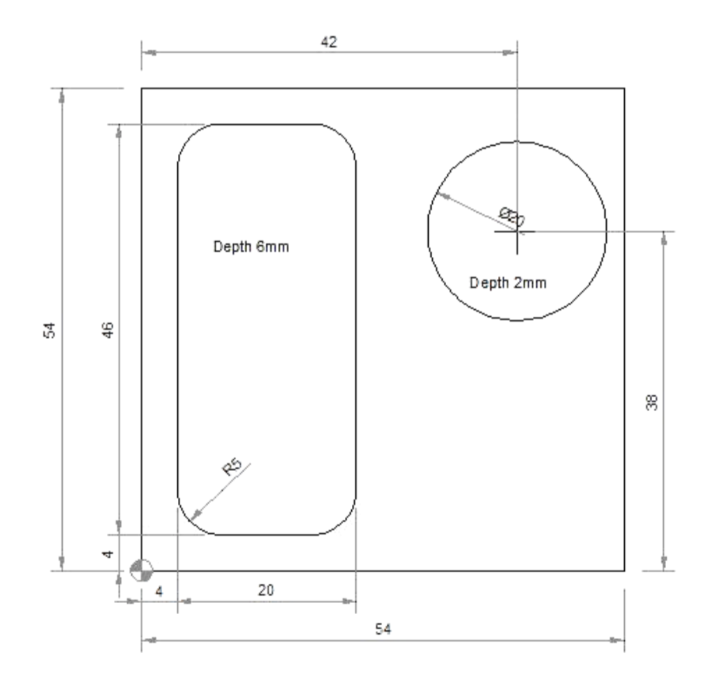 Solved Write the G code program in this figure above. The | Chegg.com