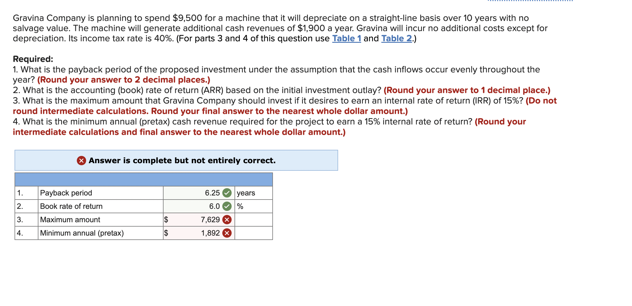 Solved Gravina Company is planning to spend $9,500 for a | Chegg.com