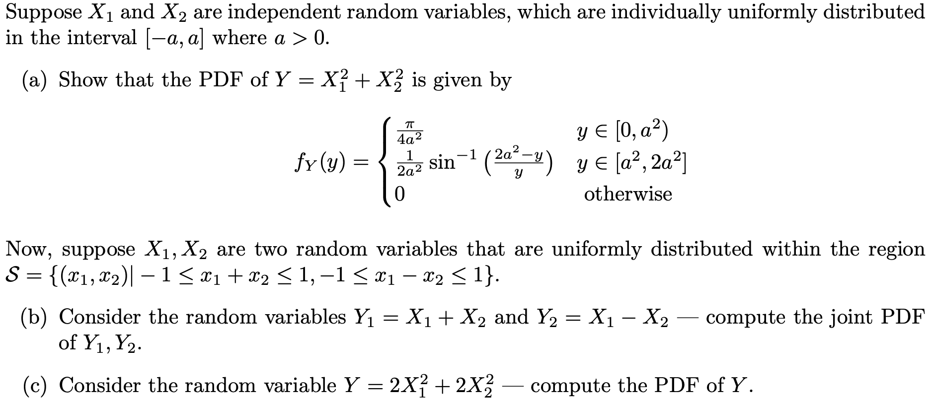 Suppose X1 and X2 are independent random variables, | Chegg.com