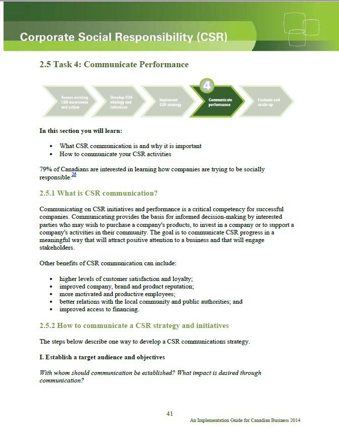 Solved Assignment Read the CSR Implementation Guide and | Chegg.com