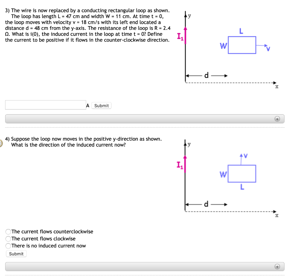 Solved An infinite straight wire carries current I1 = 4.1 A | Chegg.com