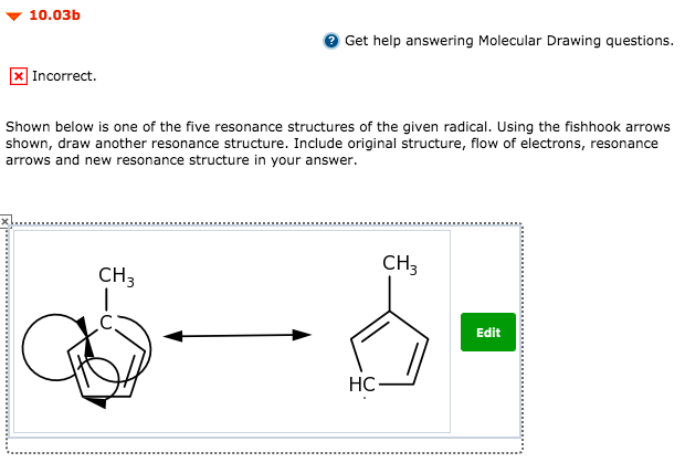 Solved 10.03b Get help answering Molecular Drawing | Chegg.com