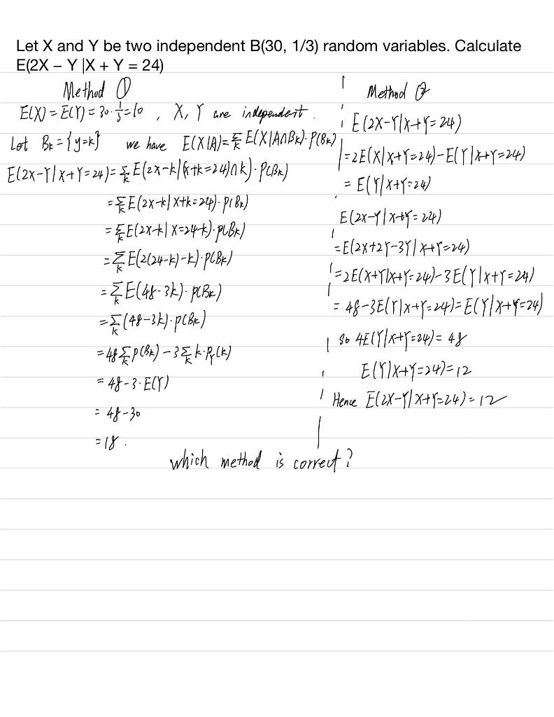 Solved I et X and Y he two indenendent R(3n.1/3) random | Chegg.com