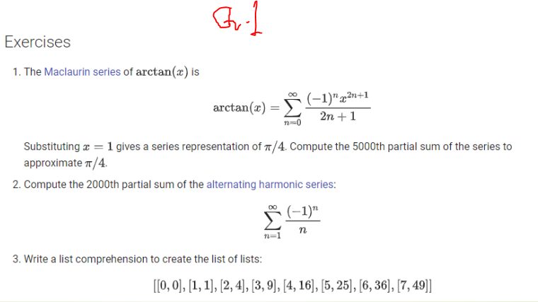 Solved Gul Exercises 1. The Maclaurin series of arctan(x) is | Chegg.com