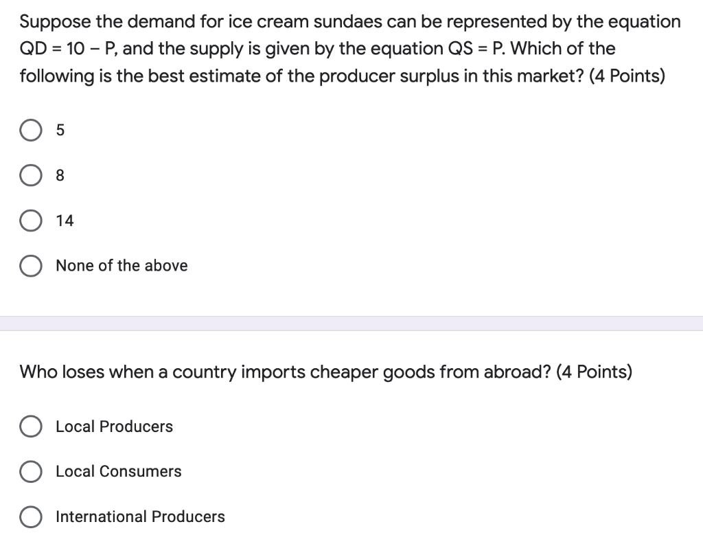 Solved Suppose the demand for ice cream sundaes can be | Chegg.com