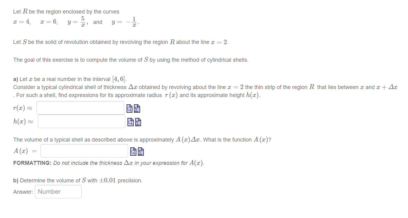 Solved Let R be the region enclosed by the curves | Chegg.com