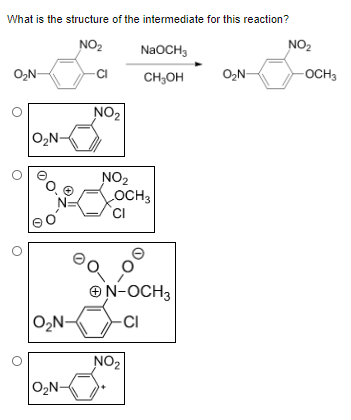 Solved What is the structure of the intermediate for this | Chegg.com