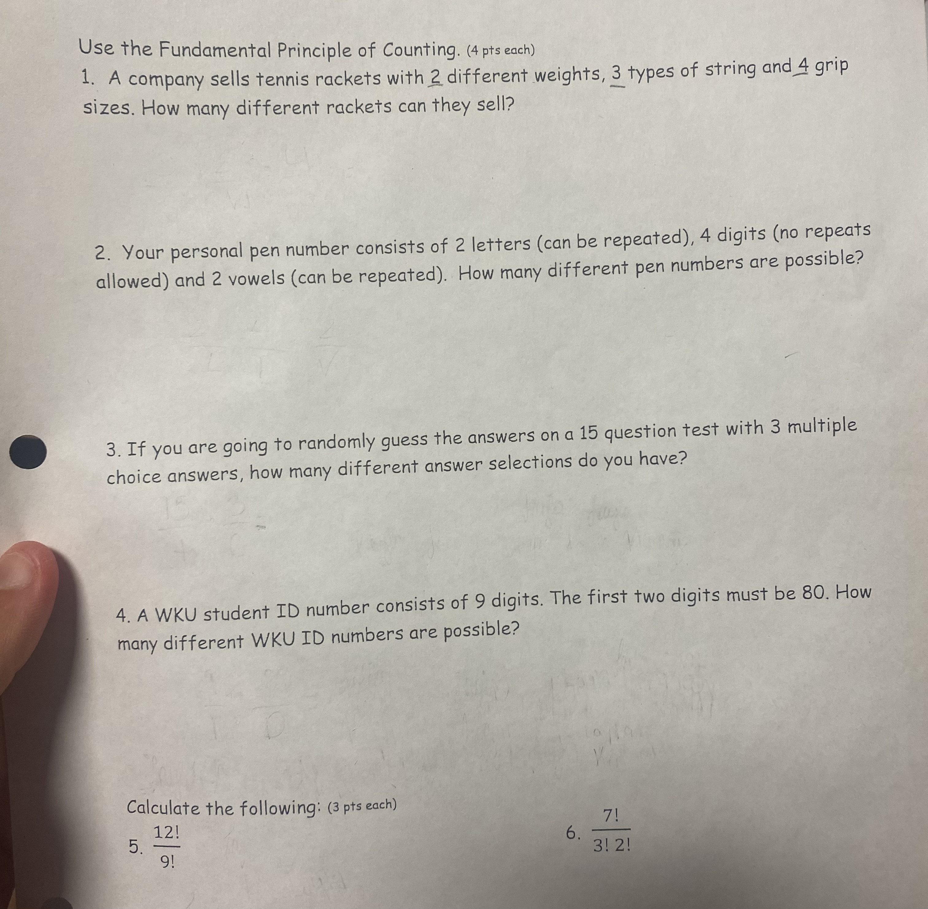 Solved valuate the expression. 1. 6C49C3 Solve the problem. | Chegg.com