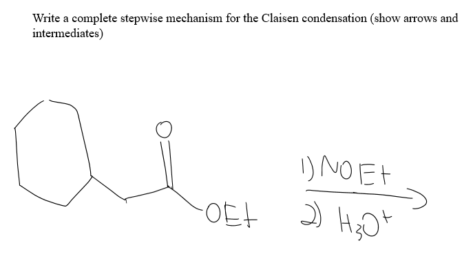 Solved Write a complete stepwise mechanism for the Claisen | Chegg.com