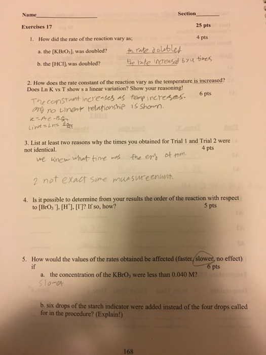 Solved Name Section Prelaboratory Assignment 18 25 pts 1. | Chegg.com