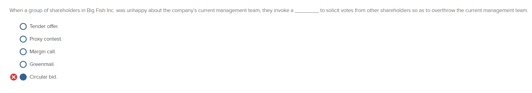 to solicit votes from other shareholders so as to | Chegg.com