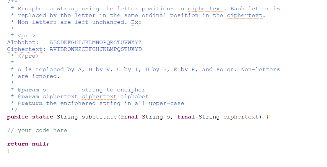 Solved * Encipher a string using the letter positions in | Chegg.com