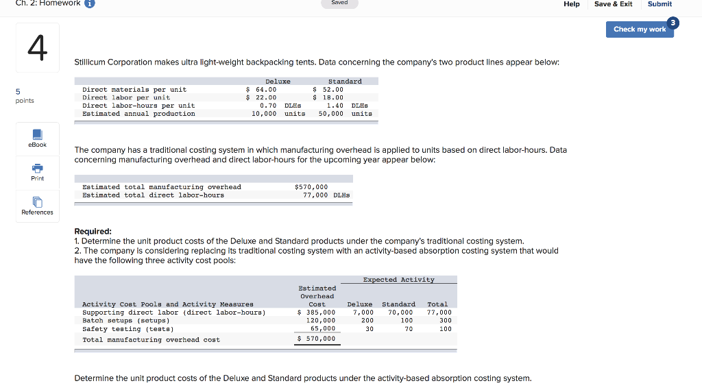 Solved ch. 2: Homework Help Save & Exit Submit Check my work | Chegg.com