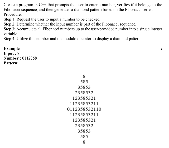 Solved Create a program in C++ that prompts the user to | Chegg.com