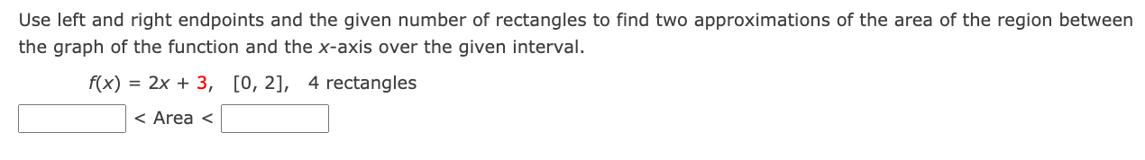Solved Use left and right endpoints and the given number | Chegg.com