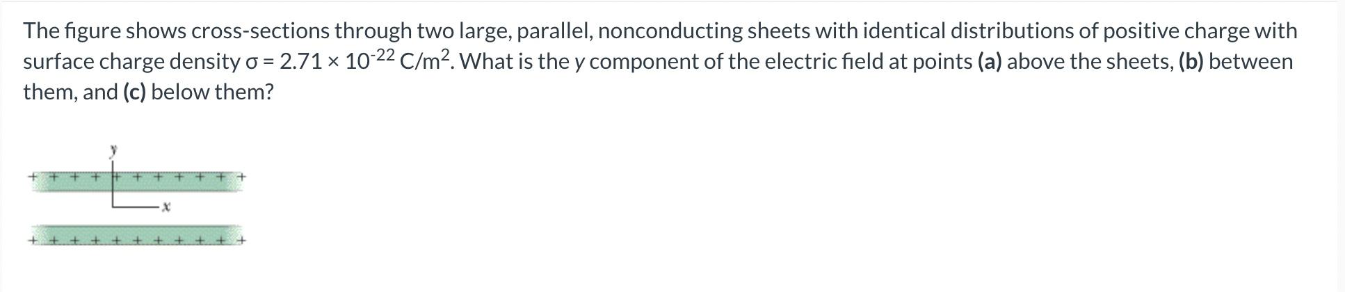 Solved The figure shows cross-sections through two large, | Chegg.com