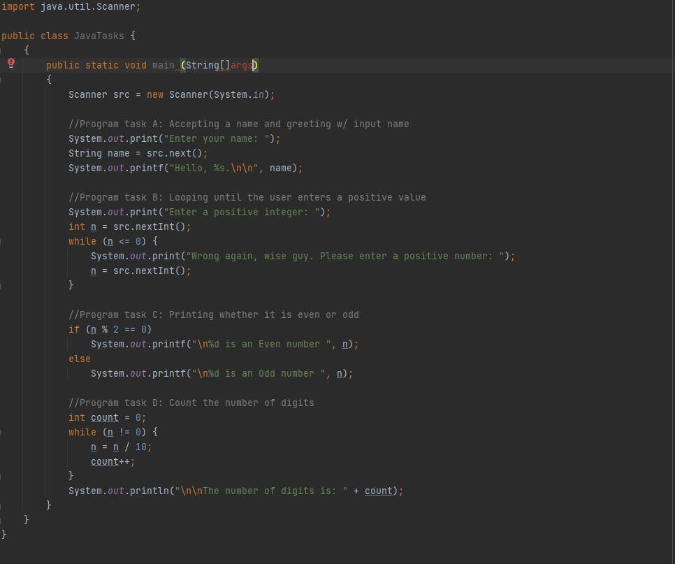 Solved Write a Java program to complete the following tasks: | Chegg.com