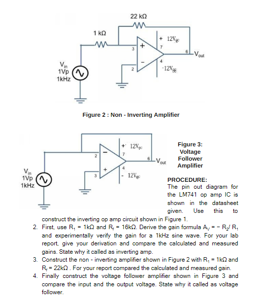 Solved This laboratory introduces the operational amplifier | Chegg.com