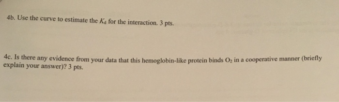 Solved 4. You have been studying O2 binding to a | Chegg.com